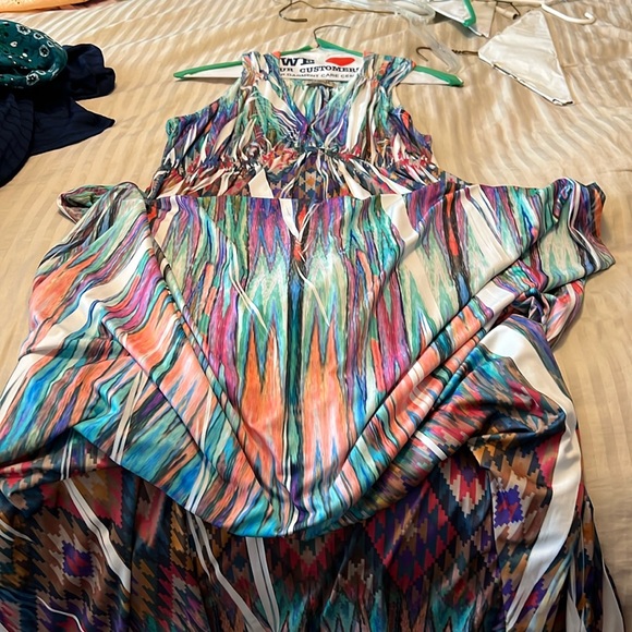 ONE WORLD | Dresses | Very Colorful Comfortable Maxi Dress Size Medium ...